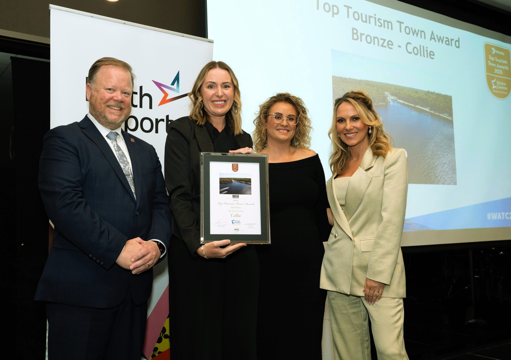 Collie celebrates third consecutive win at 2025 Top Tourism Town Awards ...